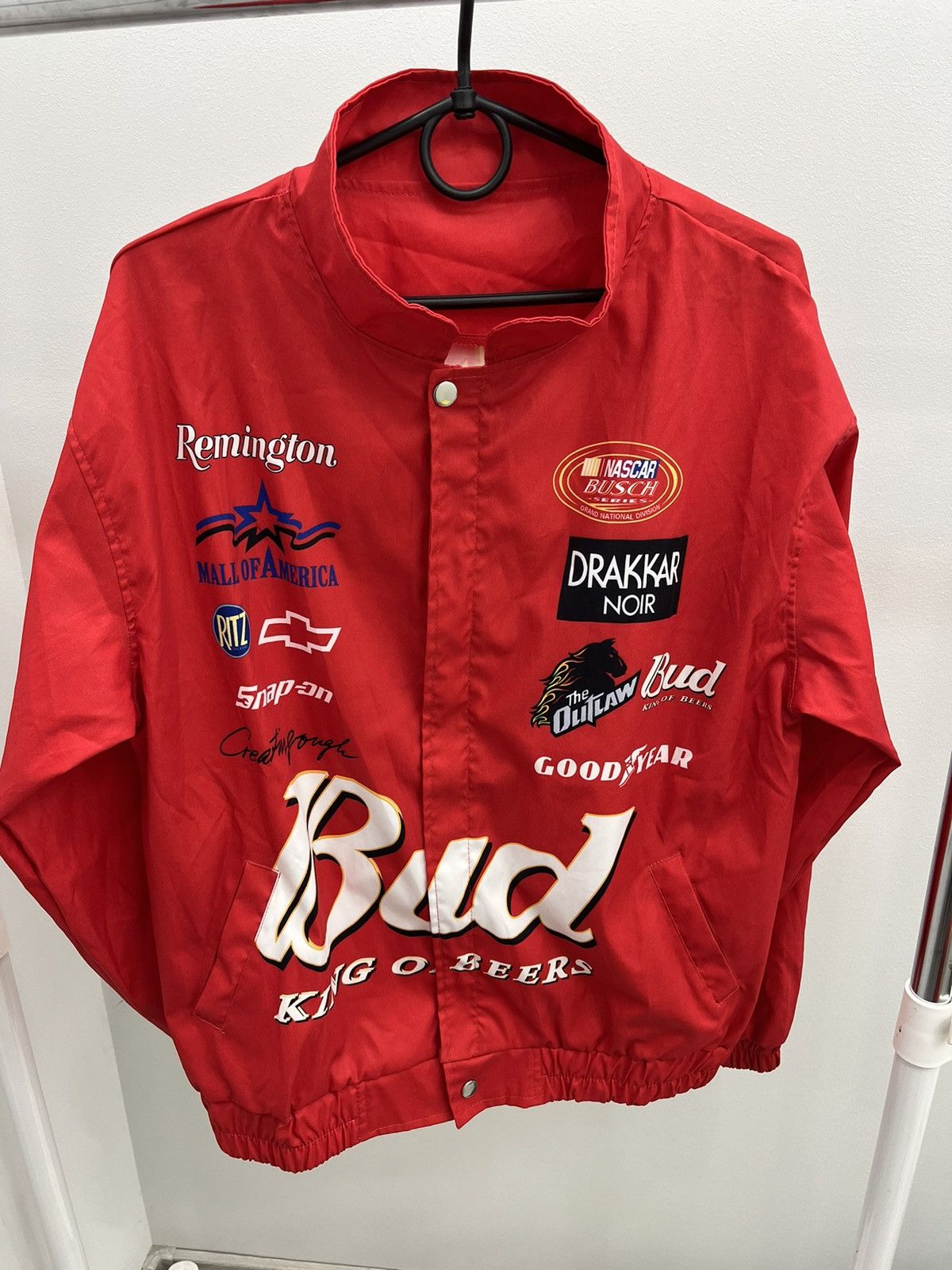Budweiser × NASCAR Vintage Racing Y2K Budweiser Jacket | Grailed