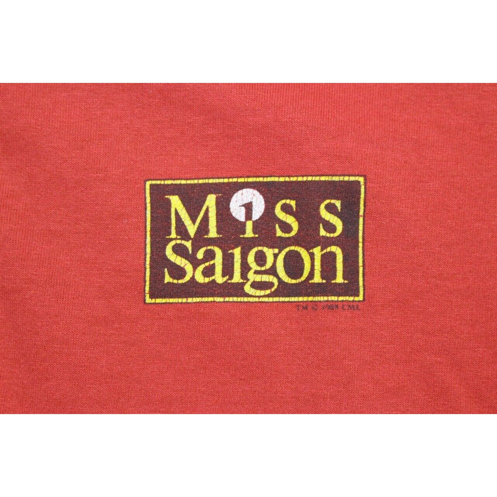 Vintage Miss Saigon VTG 90s Broadway New York Musical Long Sleeve Shirt ...