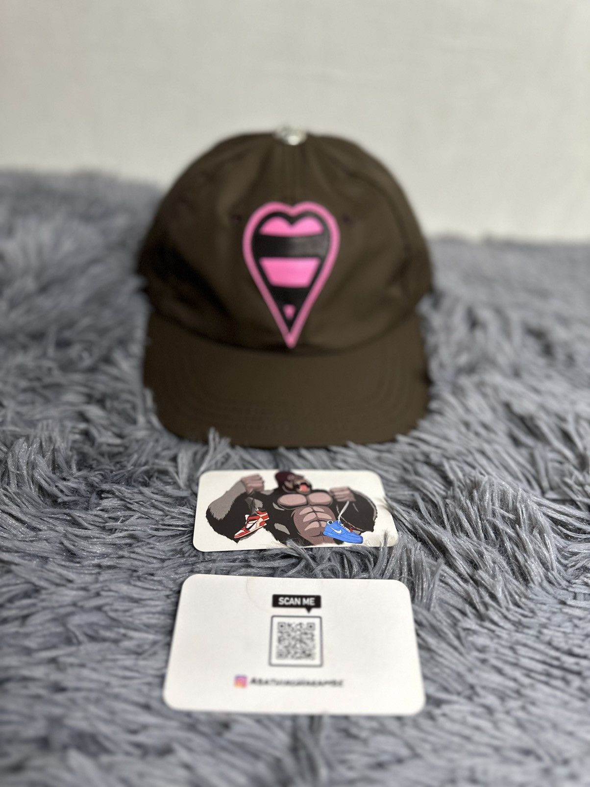 Chrome Hearts Chrome Hearts Matty Boy Leather Heart Gunslinger Hat ...