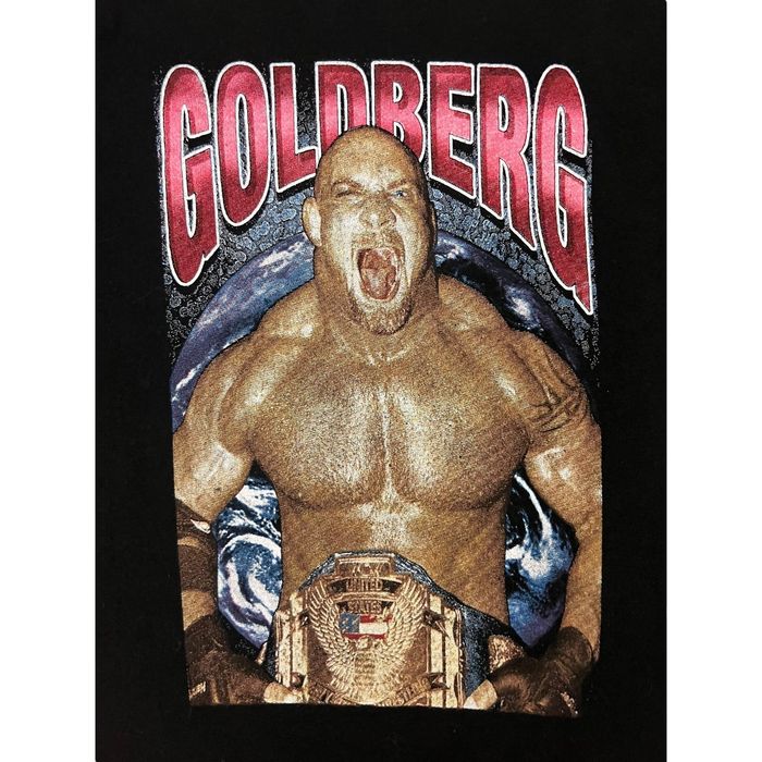 Vintage Vintage 90's Youth Goldberg WCW Wrestling Rap Tee T-shirt | Grailed