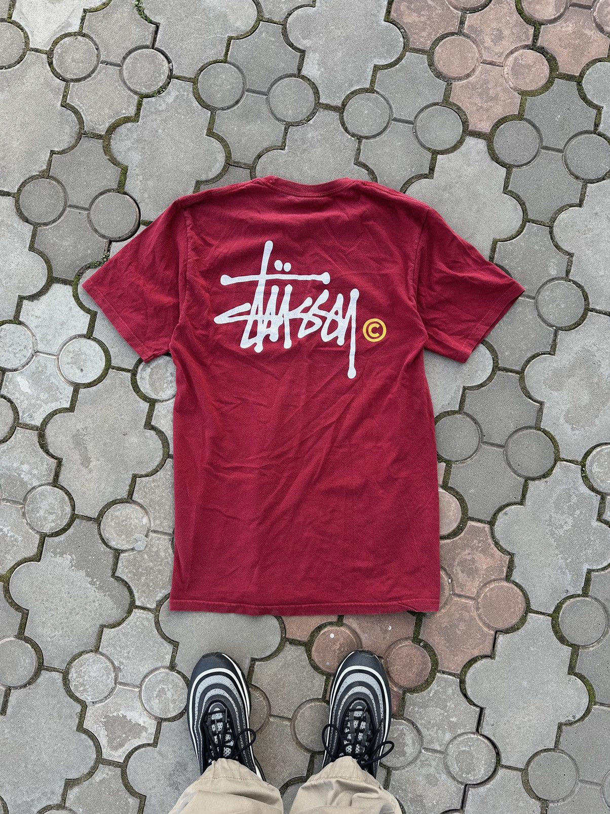 Streetwear × Stussy × Vintage Vintage Stussy Big Logo Tee Shirt | Grailed
