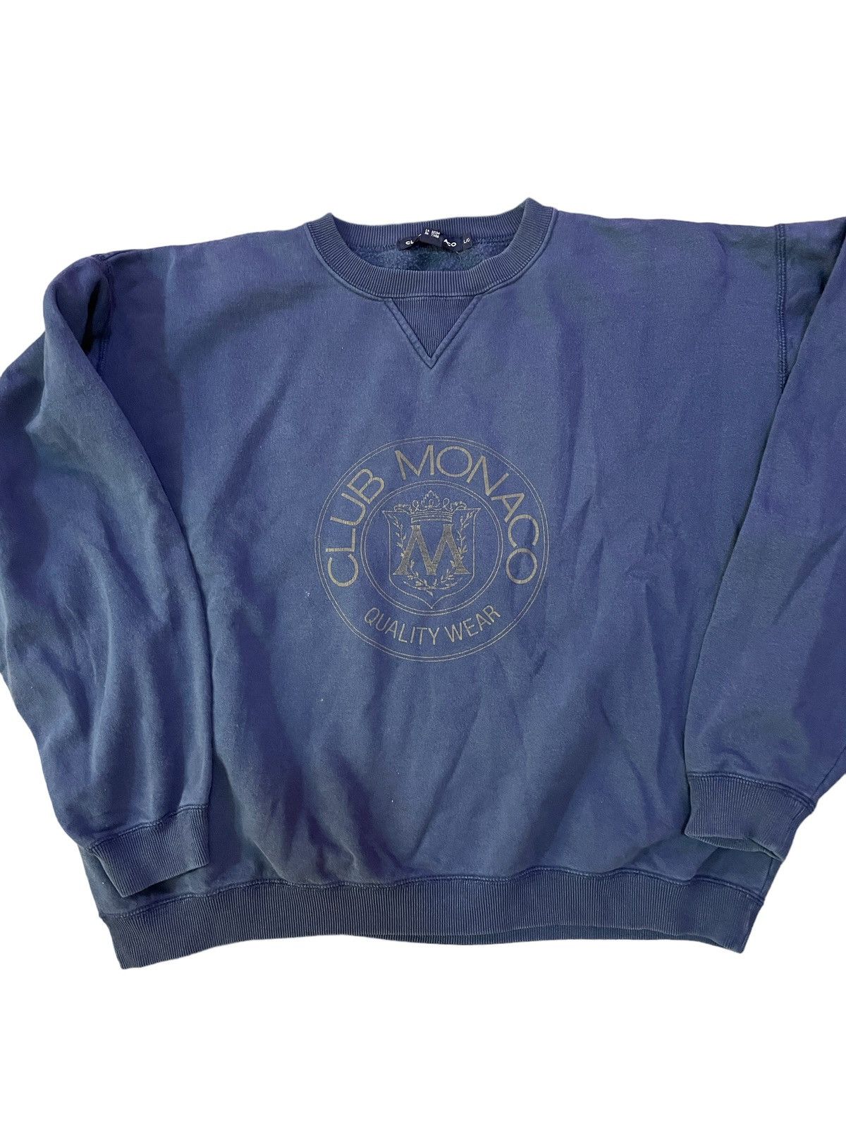 Club Monaco × Vintage Vintage Club Monaco logo sweater | Grailed