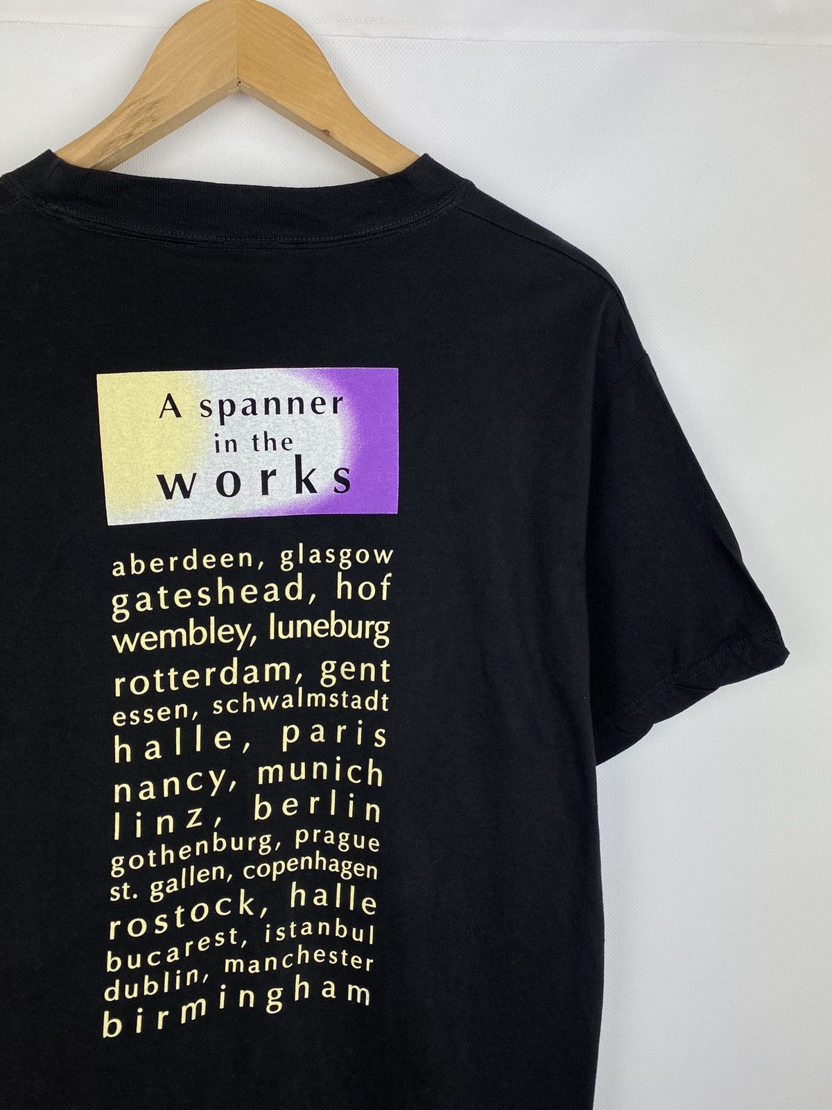 Vintage Rod Stewart vintage 1993 A Scanner In The Works tour t Shirt ...