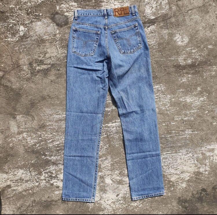 RRL Ralph Lauren Double RL Slim Fit Denim Pants | Grailed