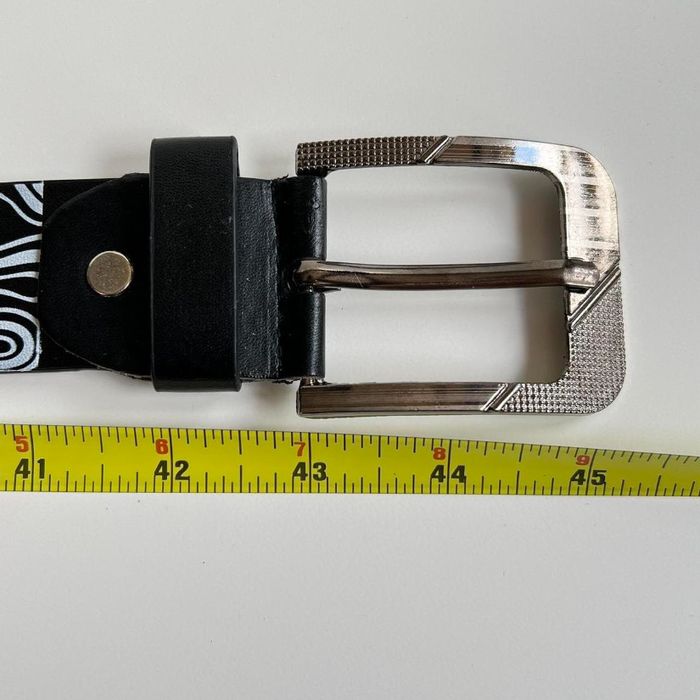 Ed Hardy Y2K 2000s vintage black skeleton skull goth emo black belt ...