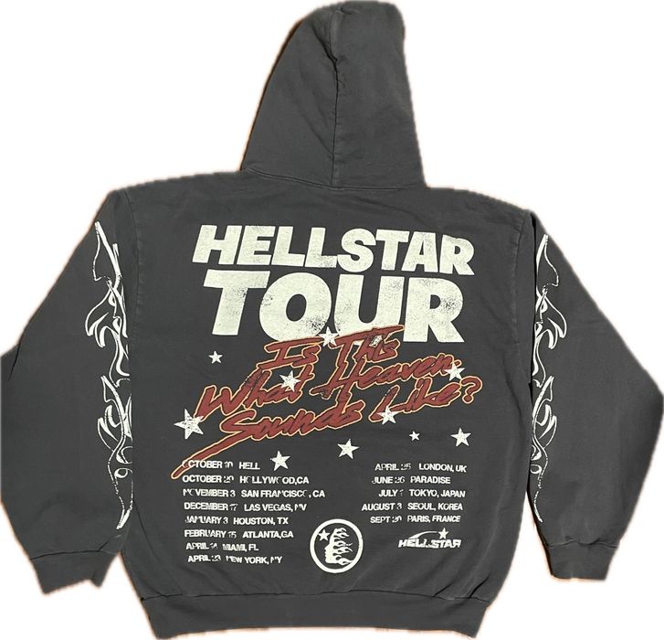 HELLSTAR Hellstar Records Tour Hoodie | Grailed
