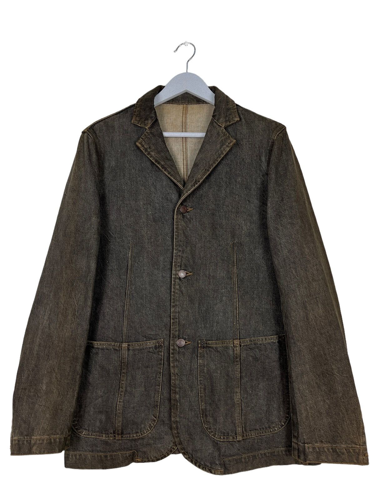 Yohji Yamamoto 🔥 ADAM ET ROPE DENIM JACKET MADE IN JAPAN | Grailed