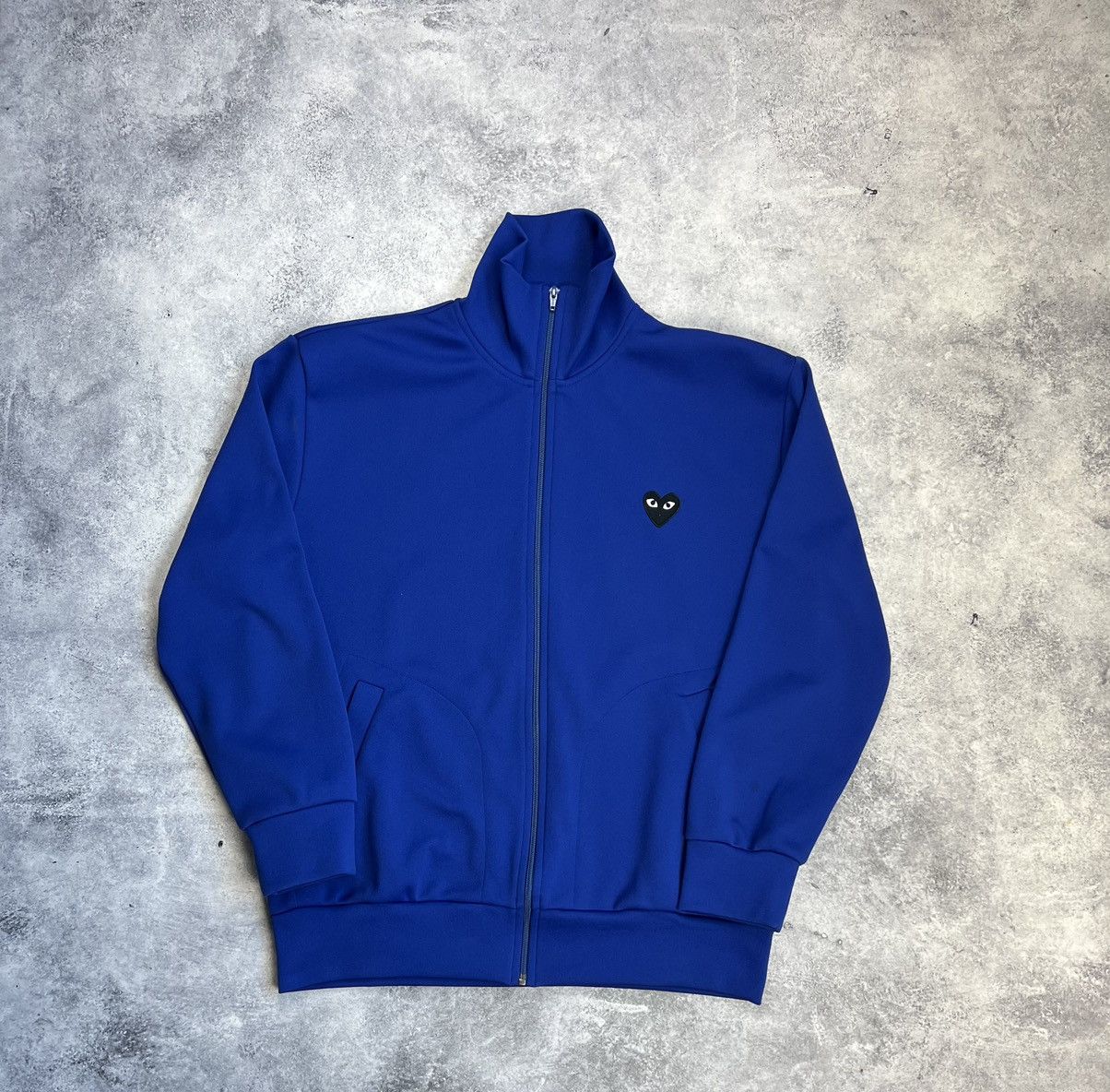 Comme des Garcons Comme des garçons blue track jacket | Grailed