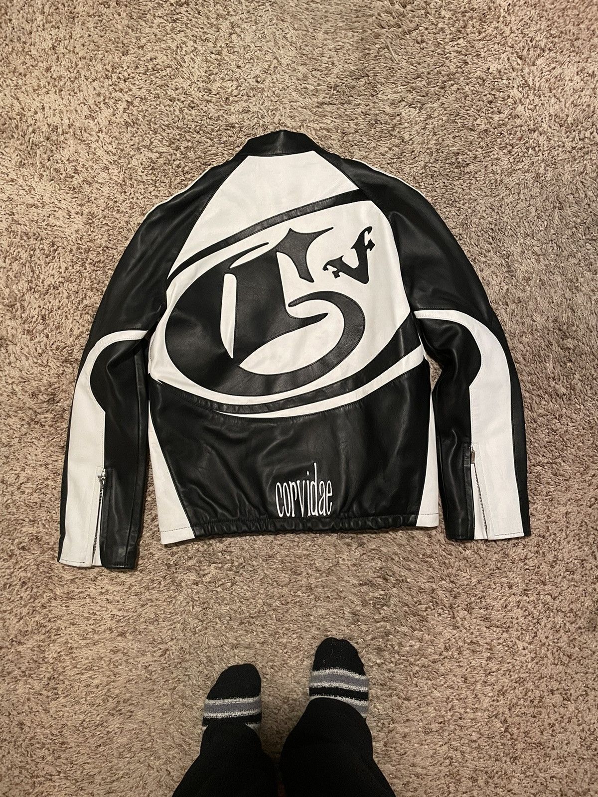 Designer Corvidae cafe racer jacket | Grailed