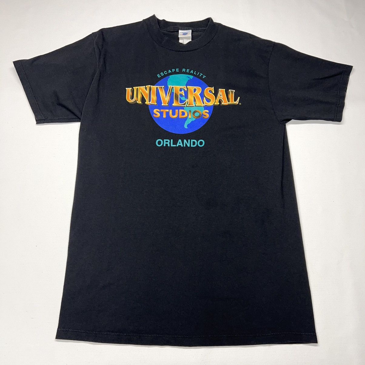 Vintage Vintage Universal Studios Shirt Black Orlando Logo Retro 90s ...