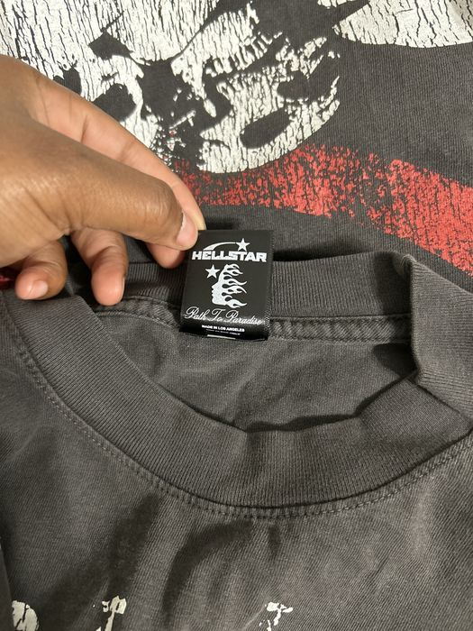 HELLSTAR HELLSTAR CROWNED SKULL T-SHIRT | Grailed