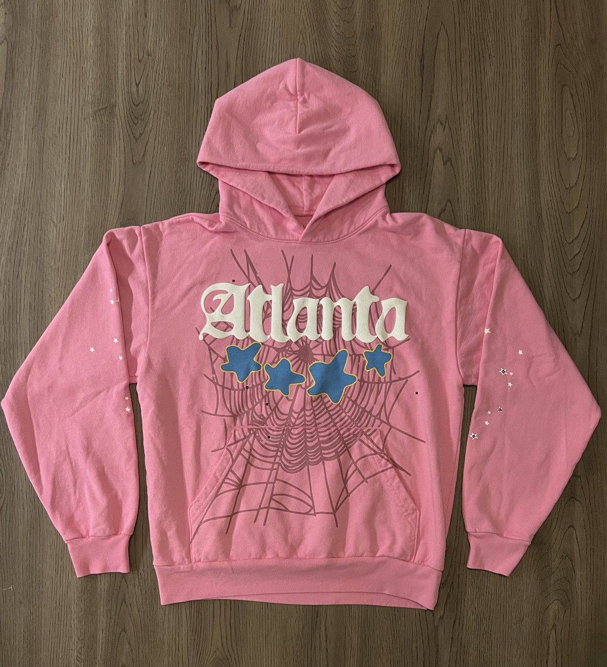 Spider Worldwide Spider Worldwide Pink Atlanta Hoodie Grailed