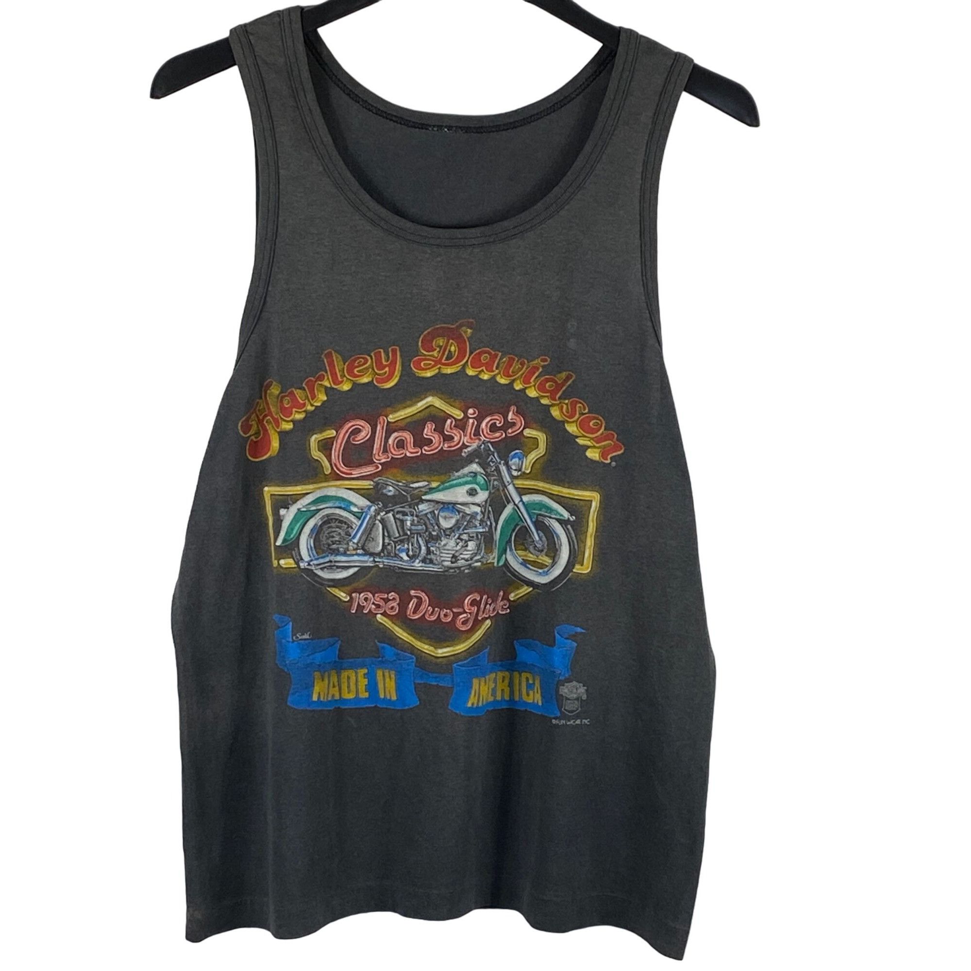 Harley Davidson Vintage Harley Davidson Classic 1958 Duo Style Tank Top ...