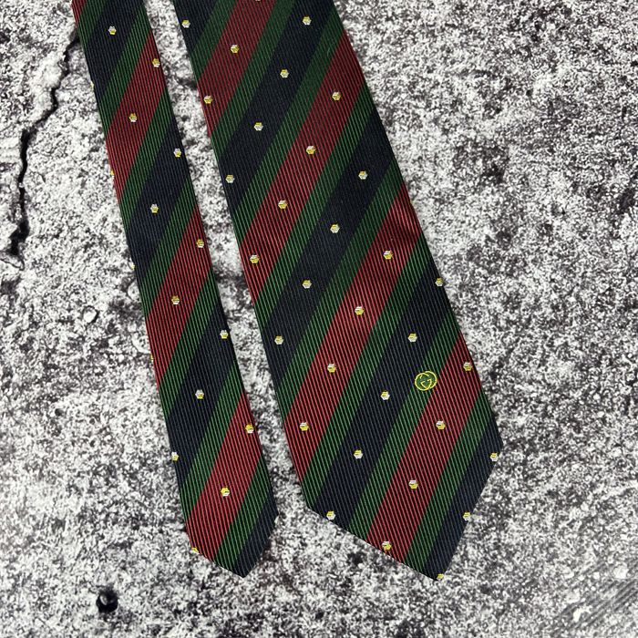 Gucci Vintage Gucci Ties 100% Silk Monogram Made in Italy | Grailed