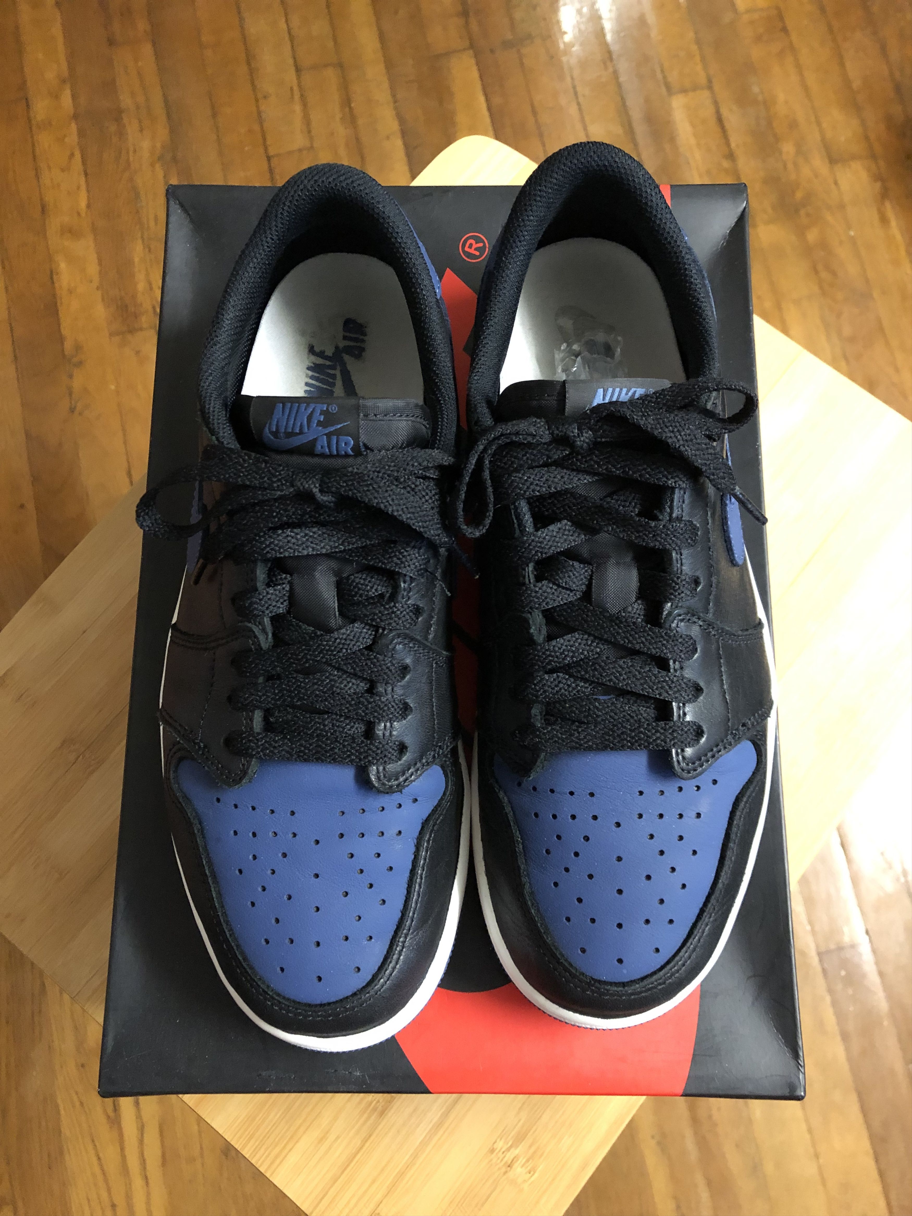 Nike *USED* Nike Air Jordan 1Retro low OG Mystic Navy | Grailed