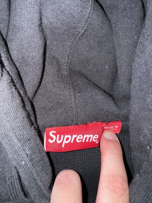Supreme Supreme Script Zip-up Hoodie | Grailed