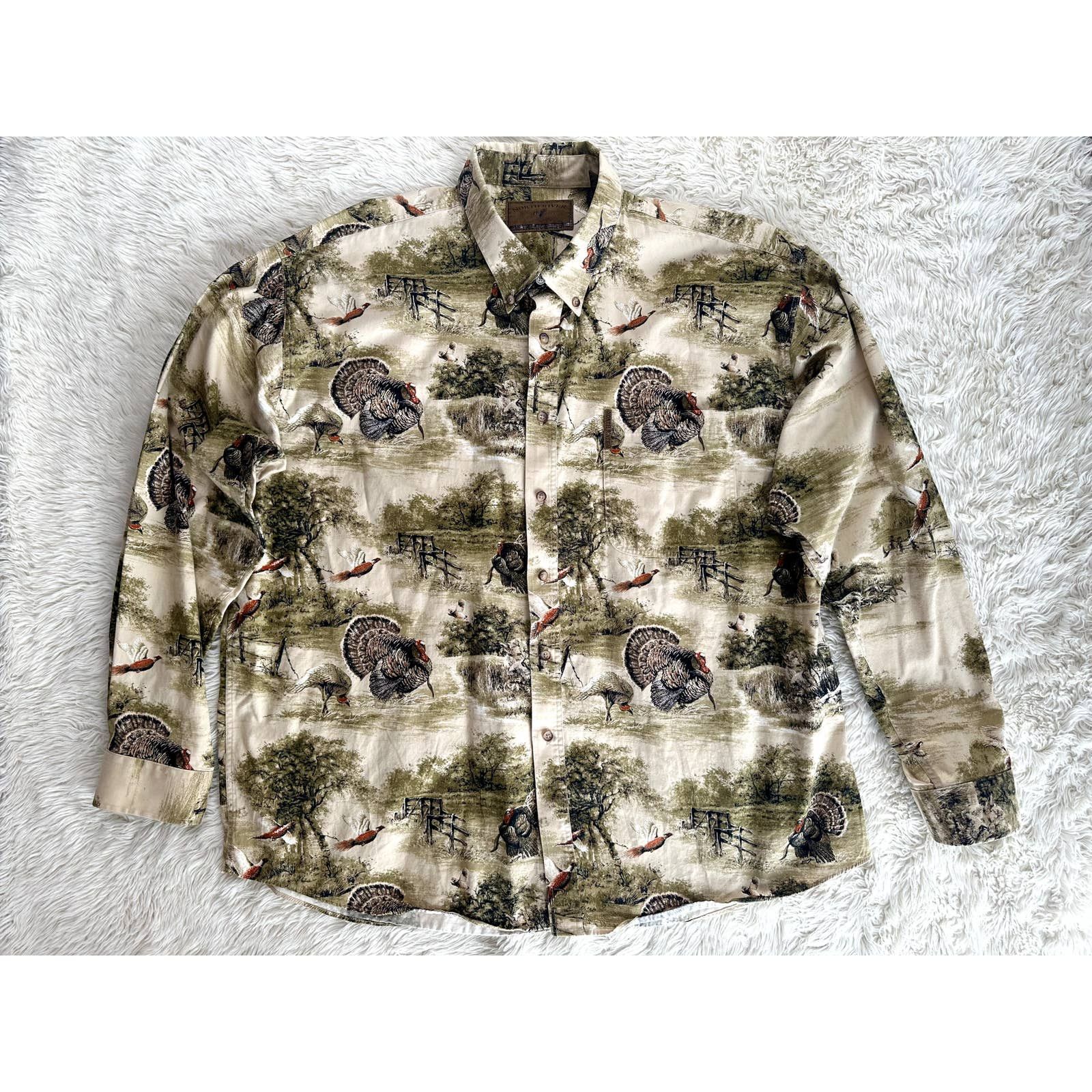 Other Men’s XXL Turkey & Pheasant Button Up | Grailed