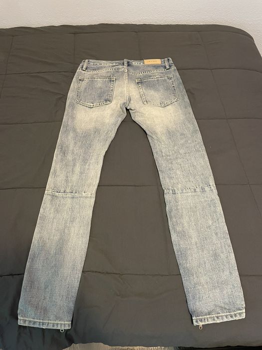 MNML MNML M5 Slim Zipper Denim | Grailed