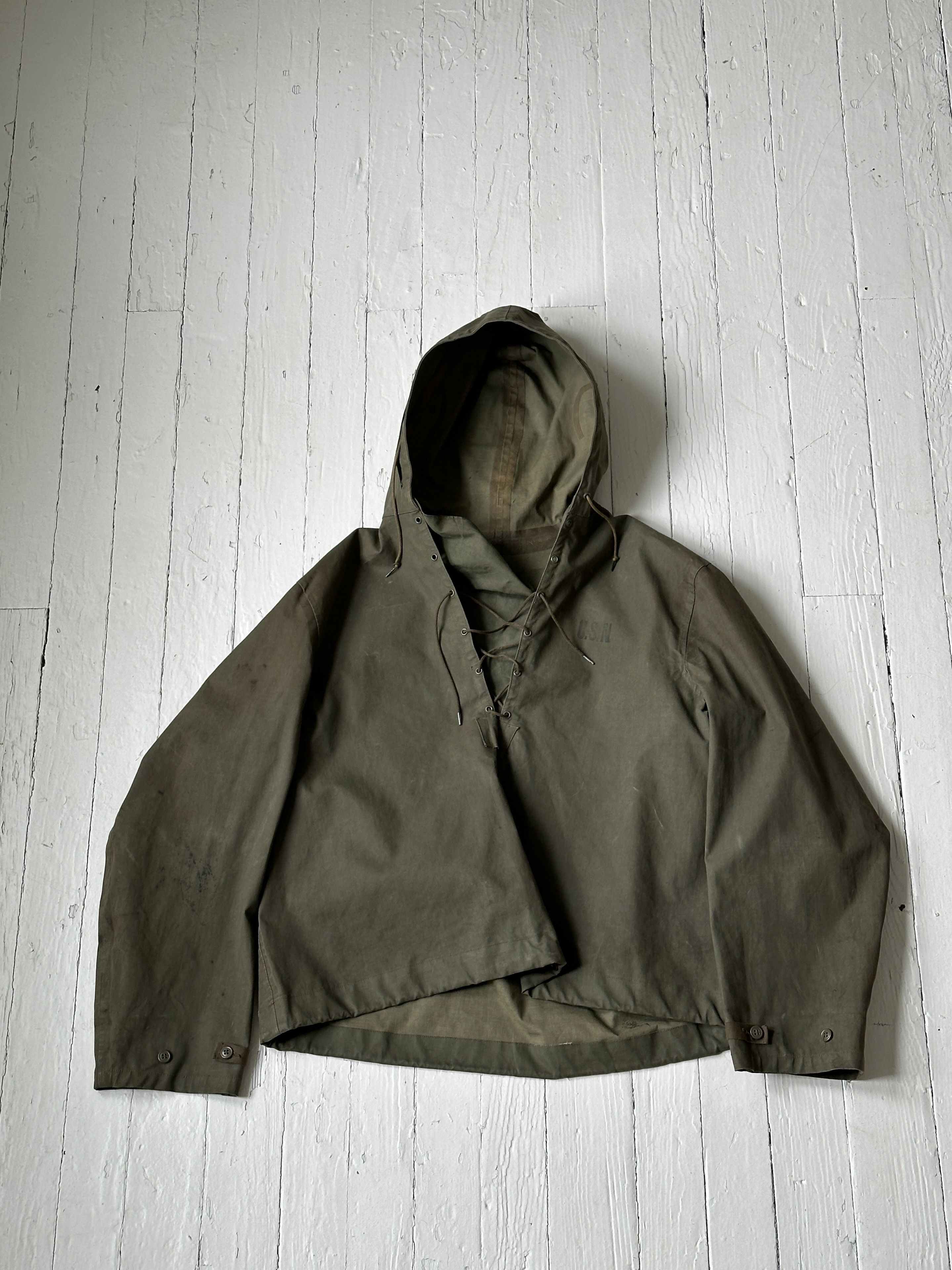 Military × Vintage Vintage US Navy Pullover Raincoat | Grailed