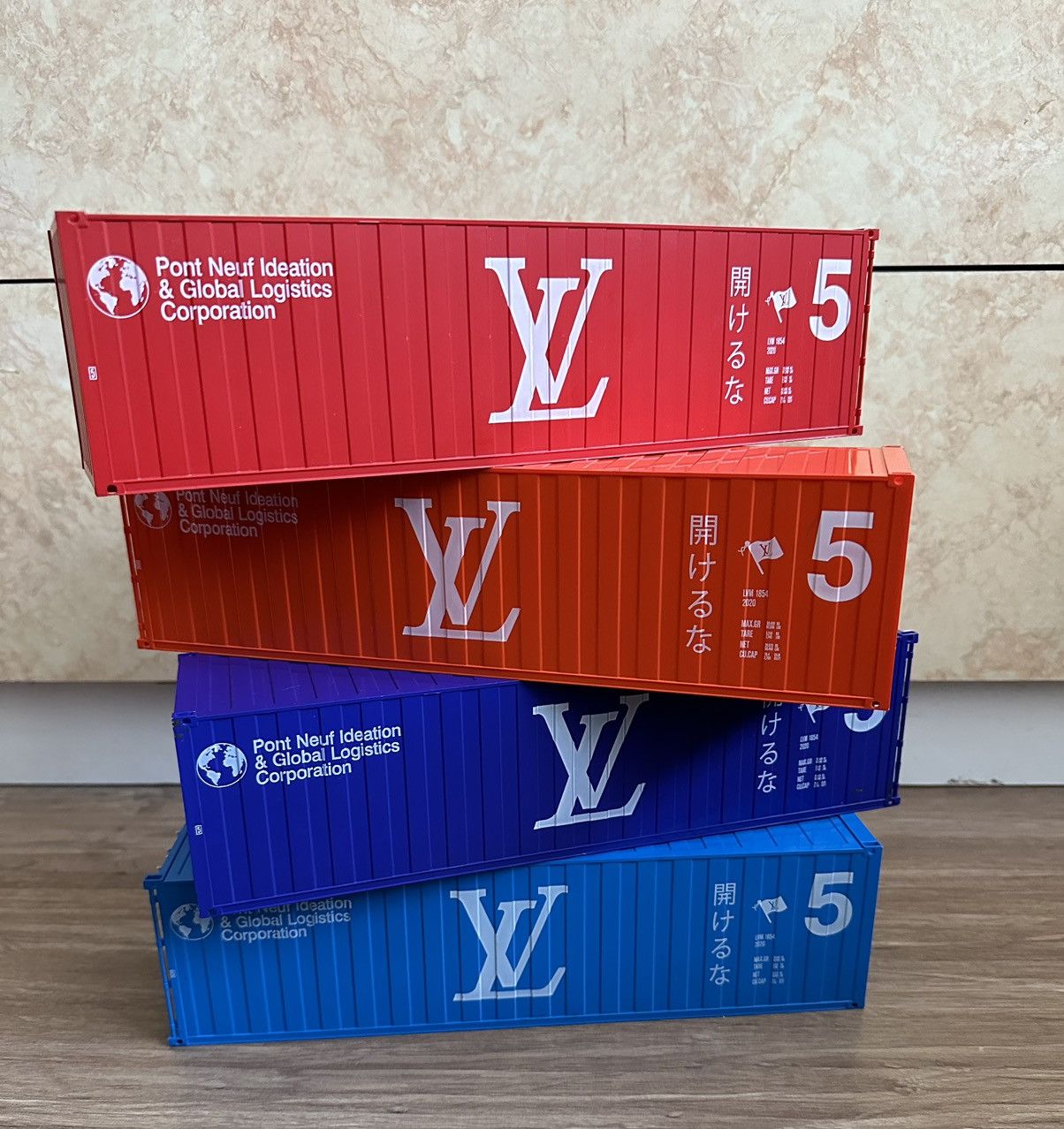 Louis Vuitton Louis Vuitton Containers Set Window Display SS21 | Grailed