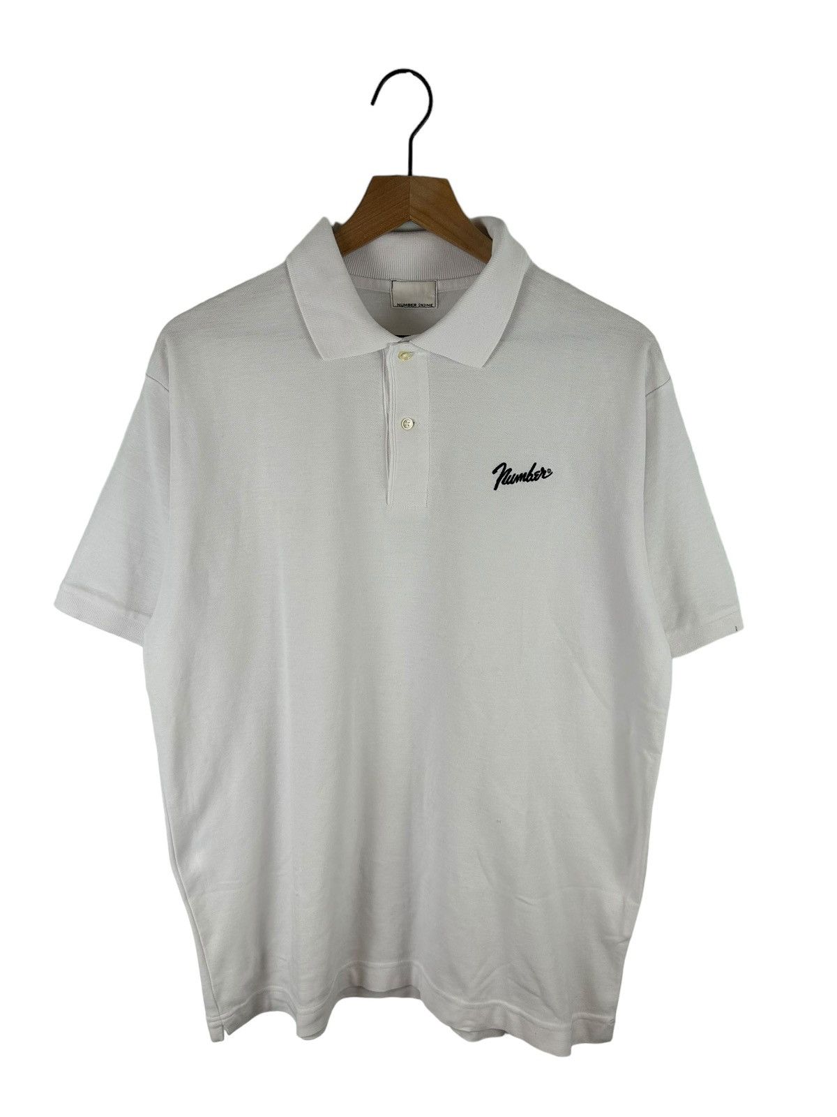 Number (N)ine Number Nine One Point Logo Polo | Grailed