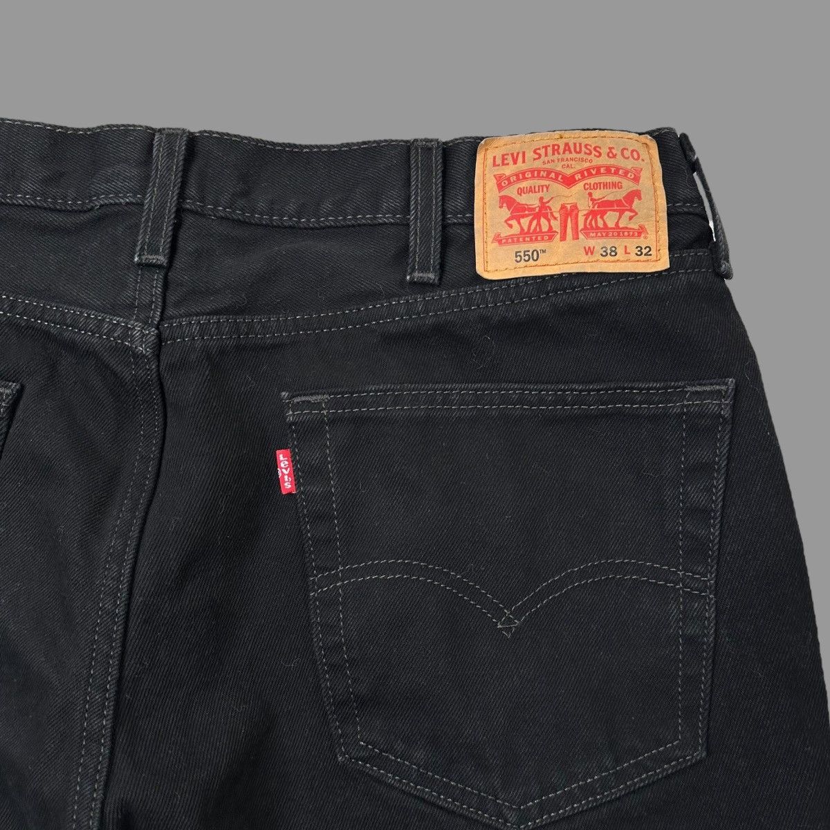 Levi's × Streetwear × Vintage Vintage black Levi’s 550 jeans | Grailed