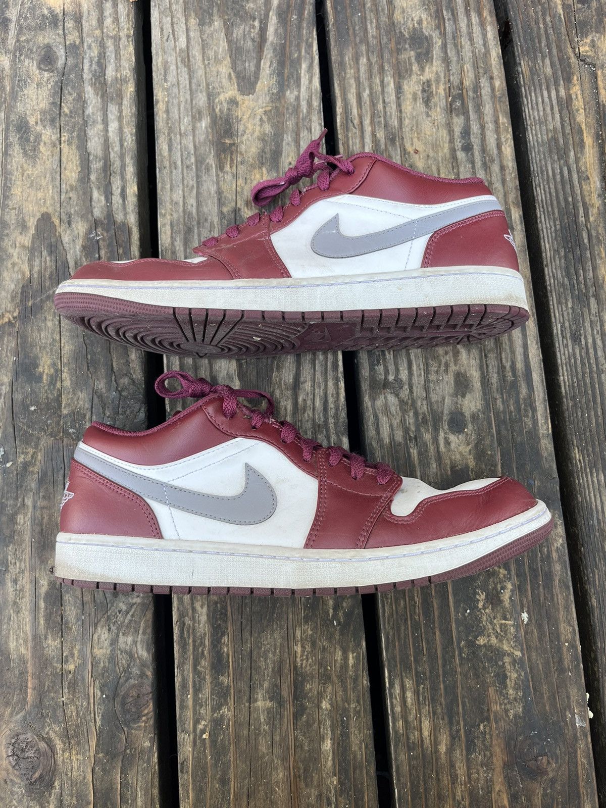 Jordan Brand × Nike Air Jordan 1 Low “Bordeaux” | 553558-615 | Size 12 ...