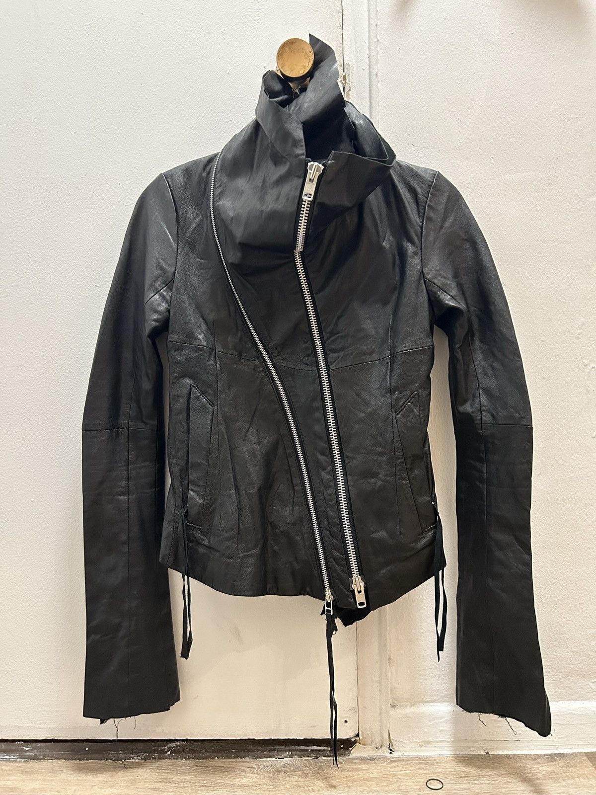 Ekam EKAM Leather Jacket EKAM x avant garde x japanese designer | Grailed