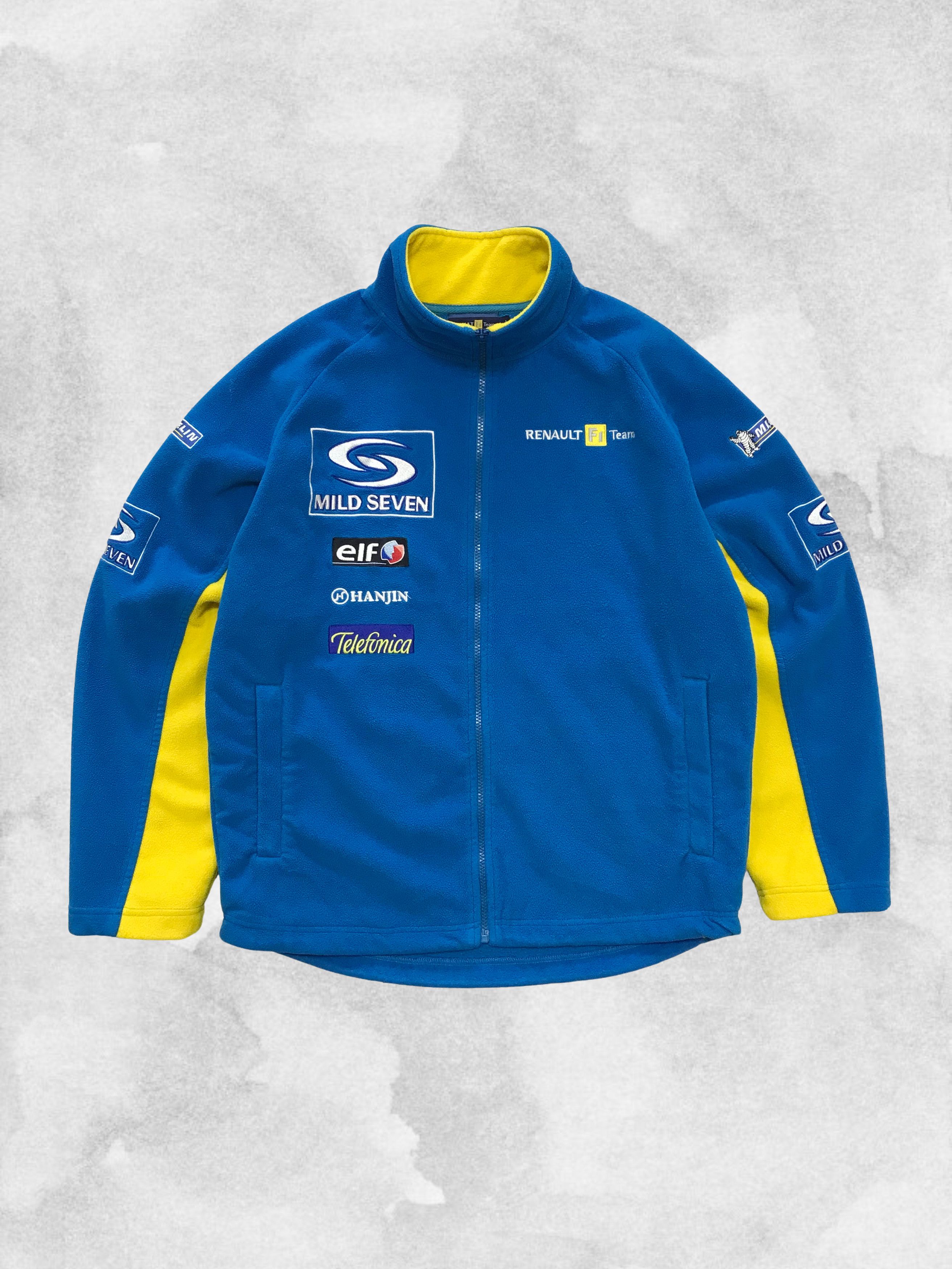 Formula 1 × Racing × Vintage RENAULT F1 Team Vintage Fleece Jacket Rare ...