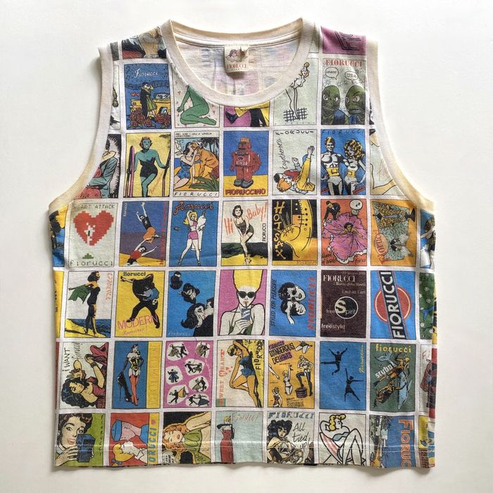 Fiorucci RARE VINTAGE 1980'S NEW WAVE COMICS POP ART T-SHIRT | Grailed