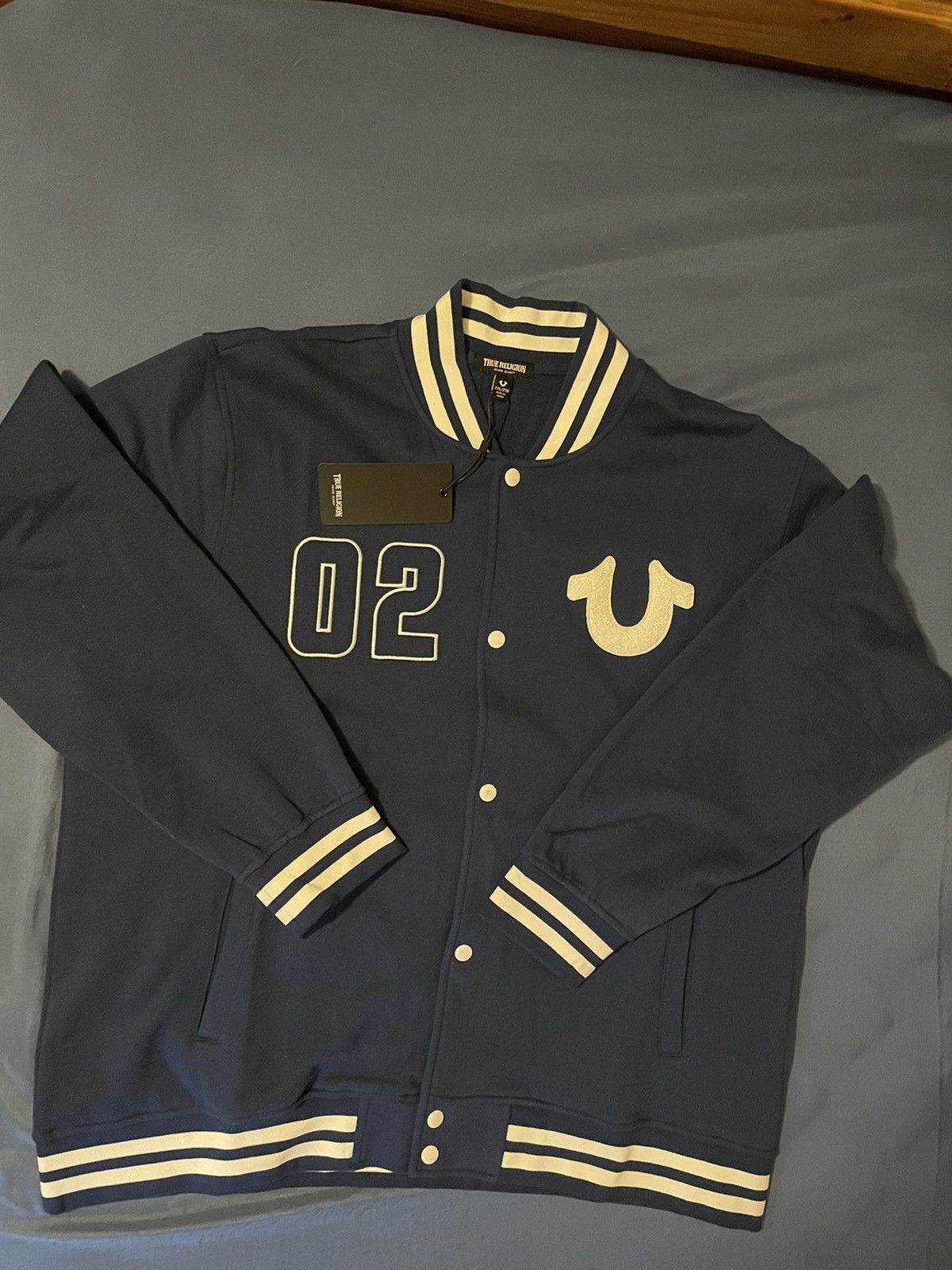 True Religion True Religion varsity jacket xxl 2xl haunted mound ...
