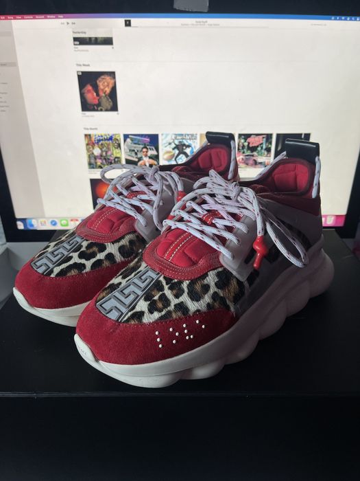 Versace Versace Chain Reaction “Leopard Print” | Grailed