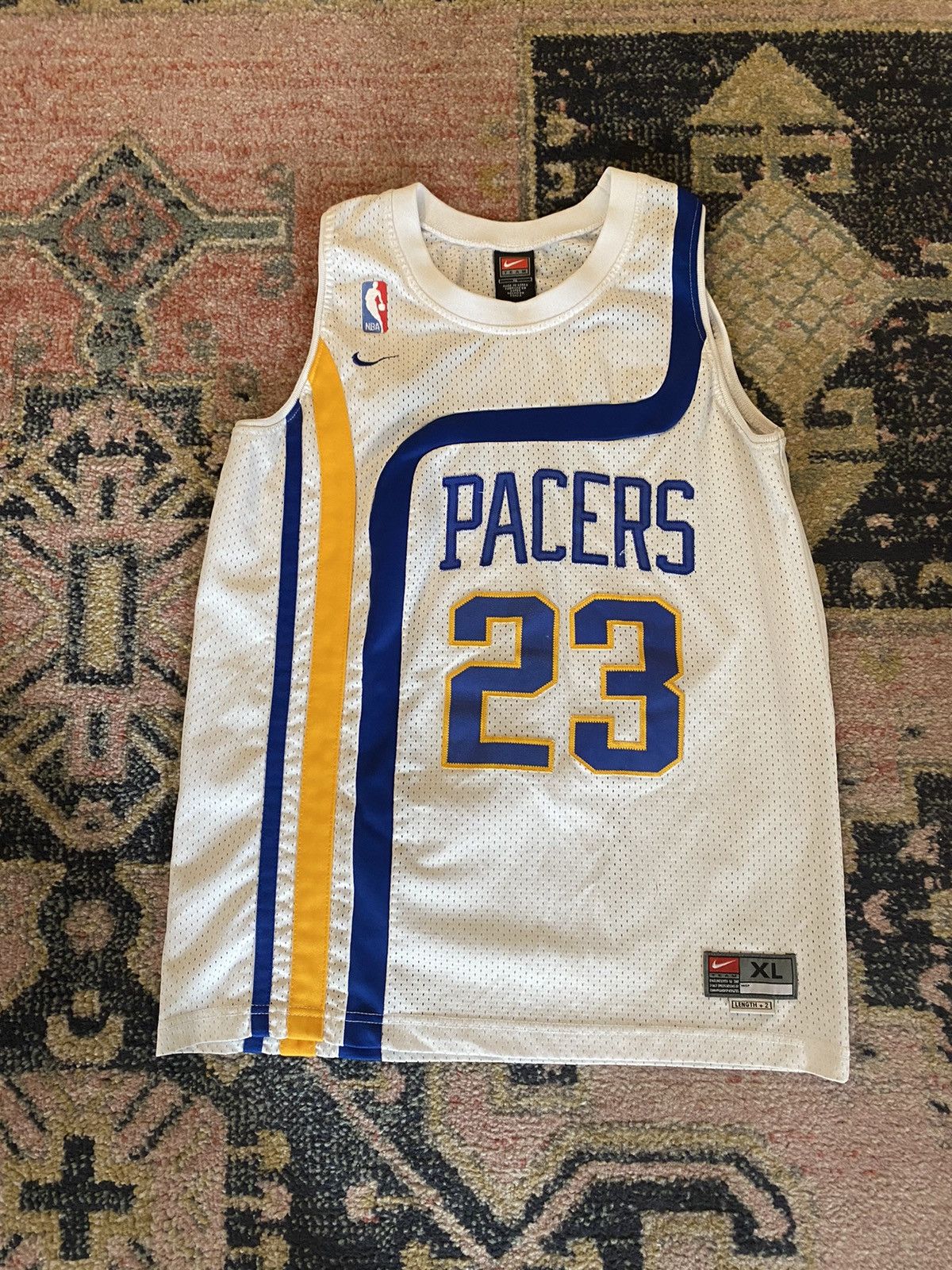 Nike vintage indiana pacers ron artest jersey | Grailed
