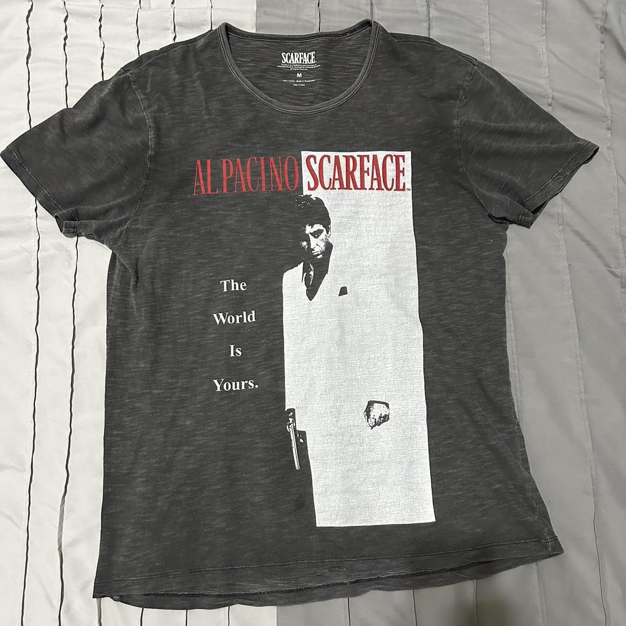 Streetwear × Vintage Grey scarface tee | Grailed