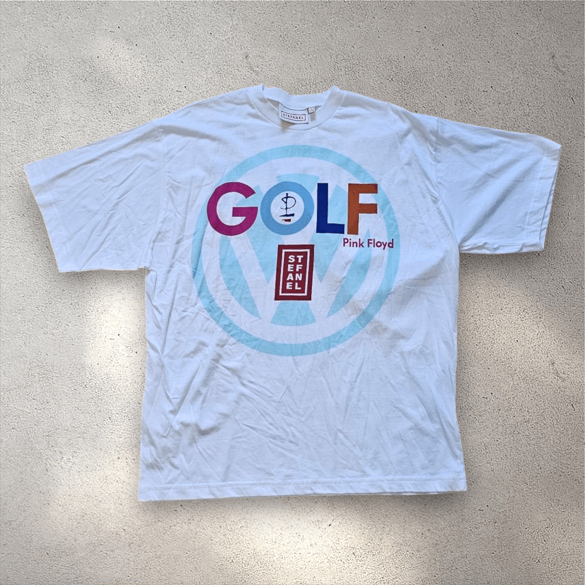 Band Tees × Pink Floyd × Vintage Golf Pink Floyd Stefanel Volkswagen ...