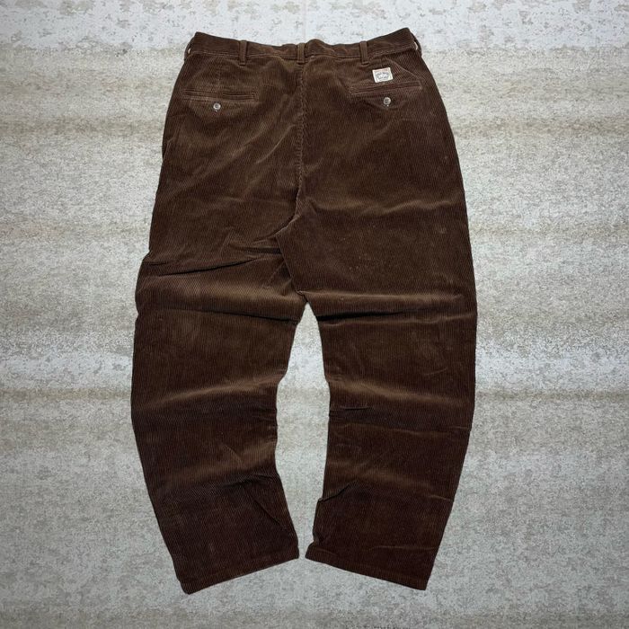 Polo Ralph Lauren Vintage Polo Ralph Lauren Corduroy Pants Brown Baggy 90s | Grailed