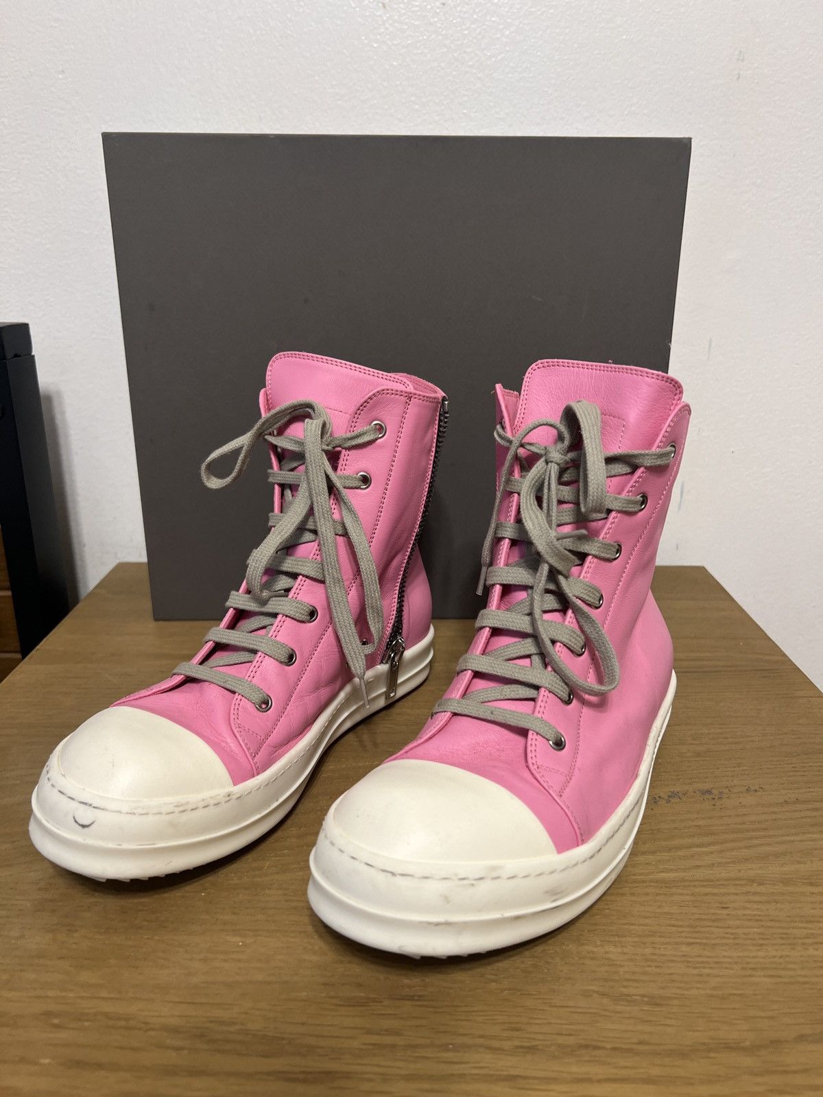 Rick Owens Rick owens mainline ramones pink og all | Grailed