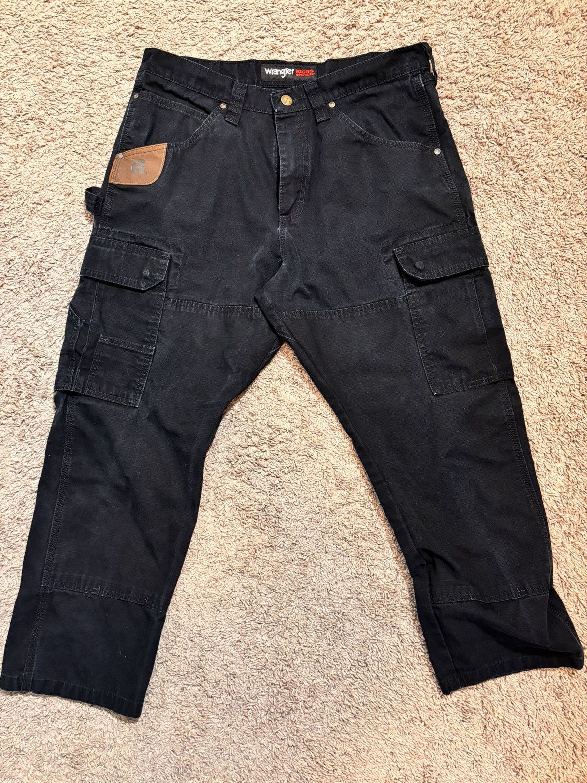 Vintage Vintage Wrangler Work Cargos | Grailed