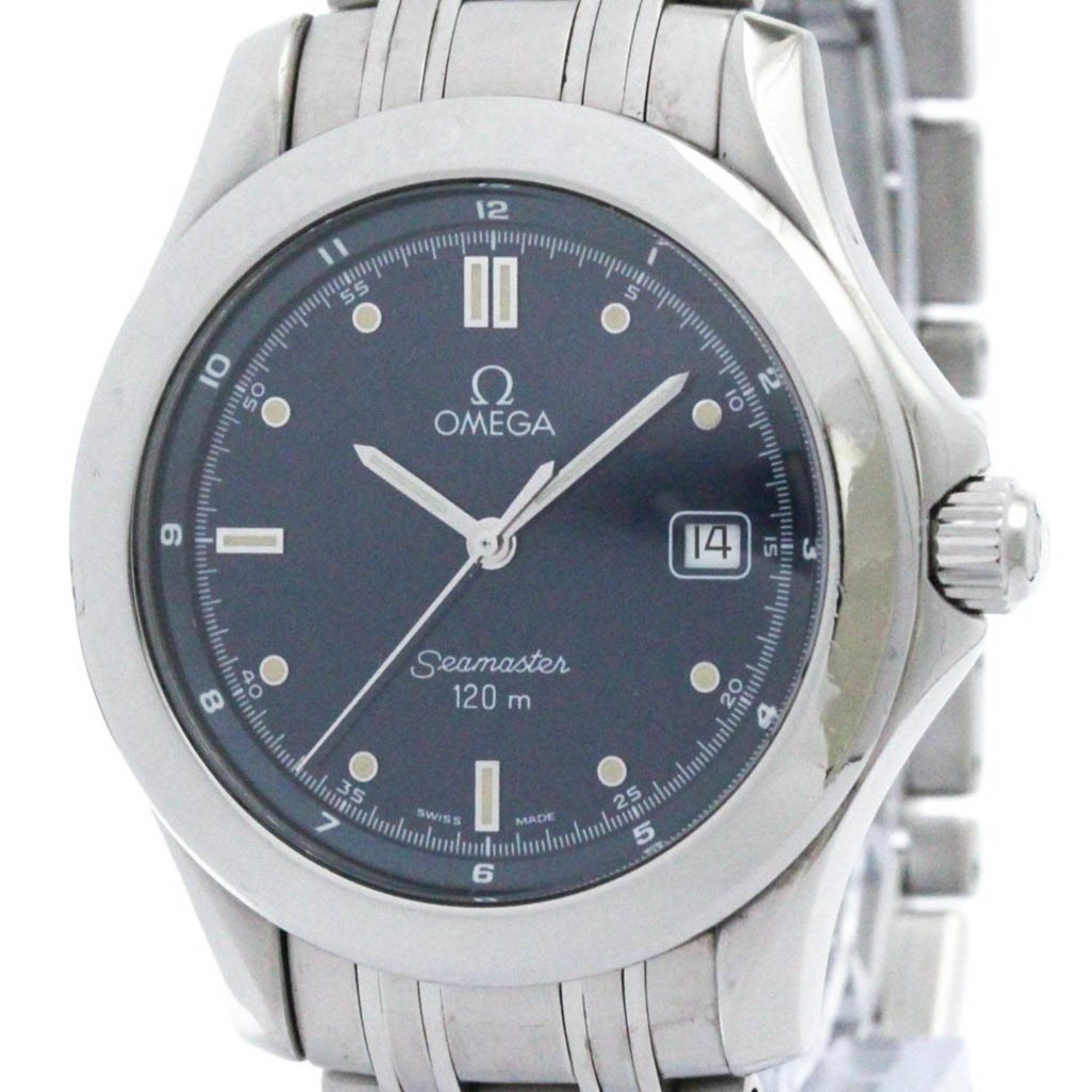 Omega Polished OMEGA Seamaster 120M Steel Quartz Mens Watch 2511.80 ...