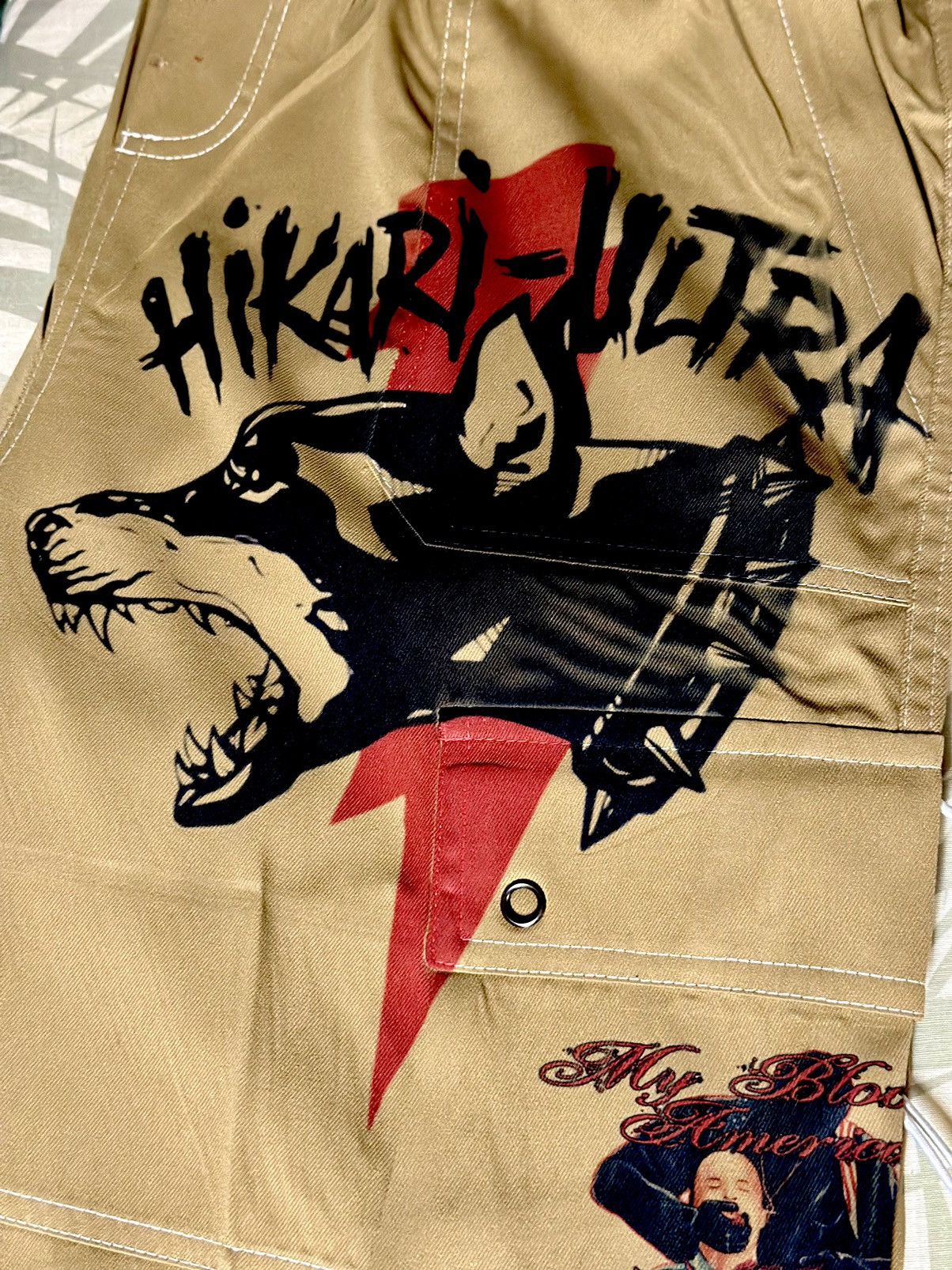 Custom Custom City Morgue bloody America Uikari Ultra Cargo Pants | Grailed