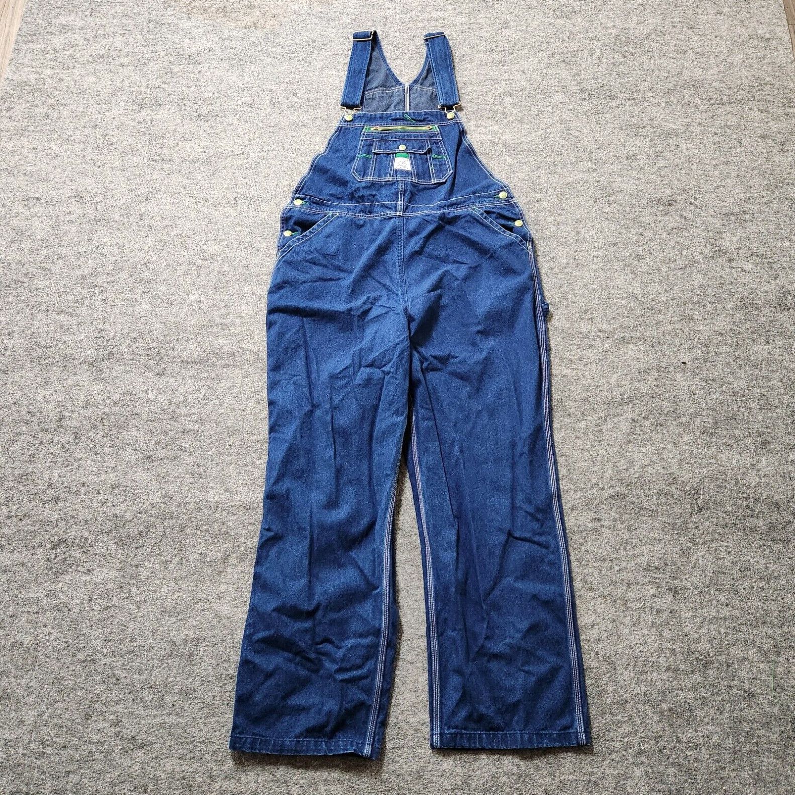Vintage Liberty Bib Overalls Womens 20 Regular Blue Denim Straight ...