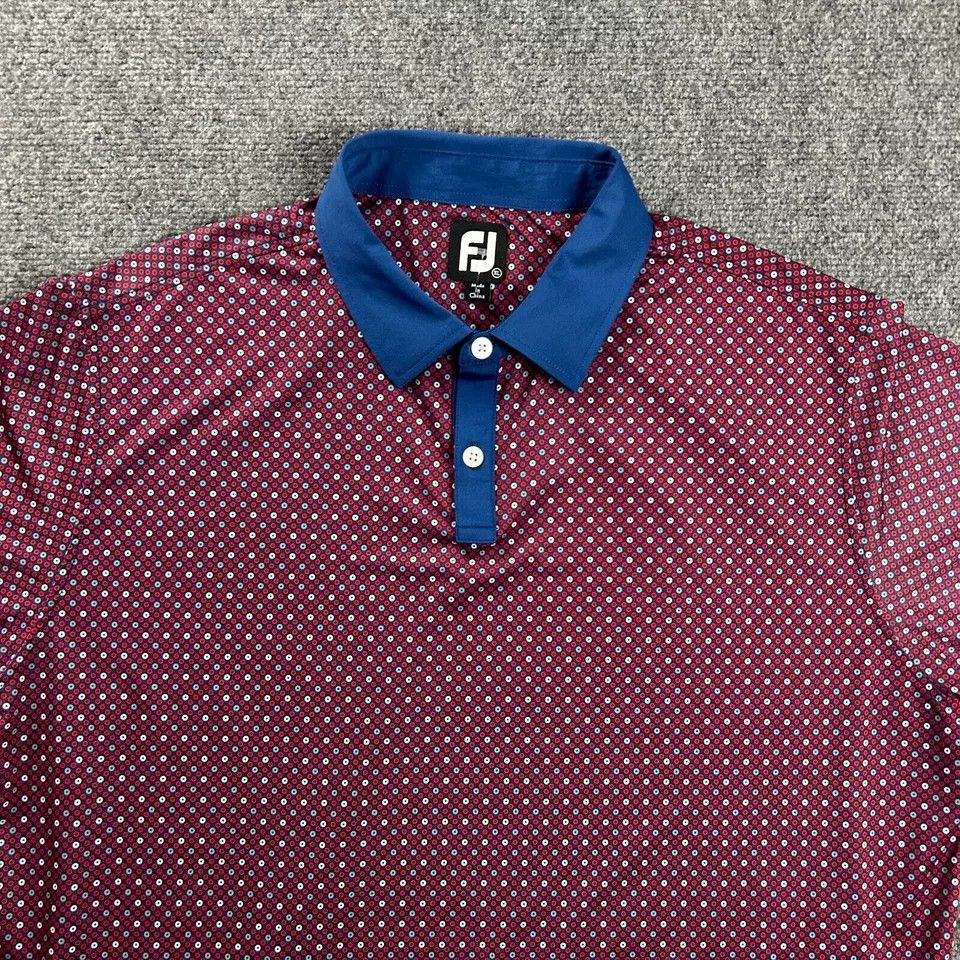 Footjoy Footjoy Polo Shirt Mens XL Geometric Polyester GCC Golf | Grailed