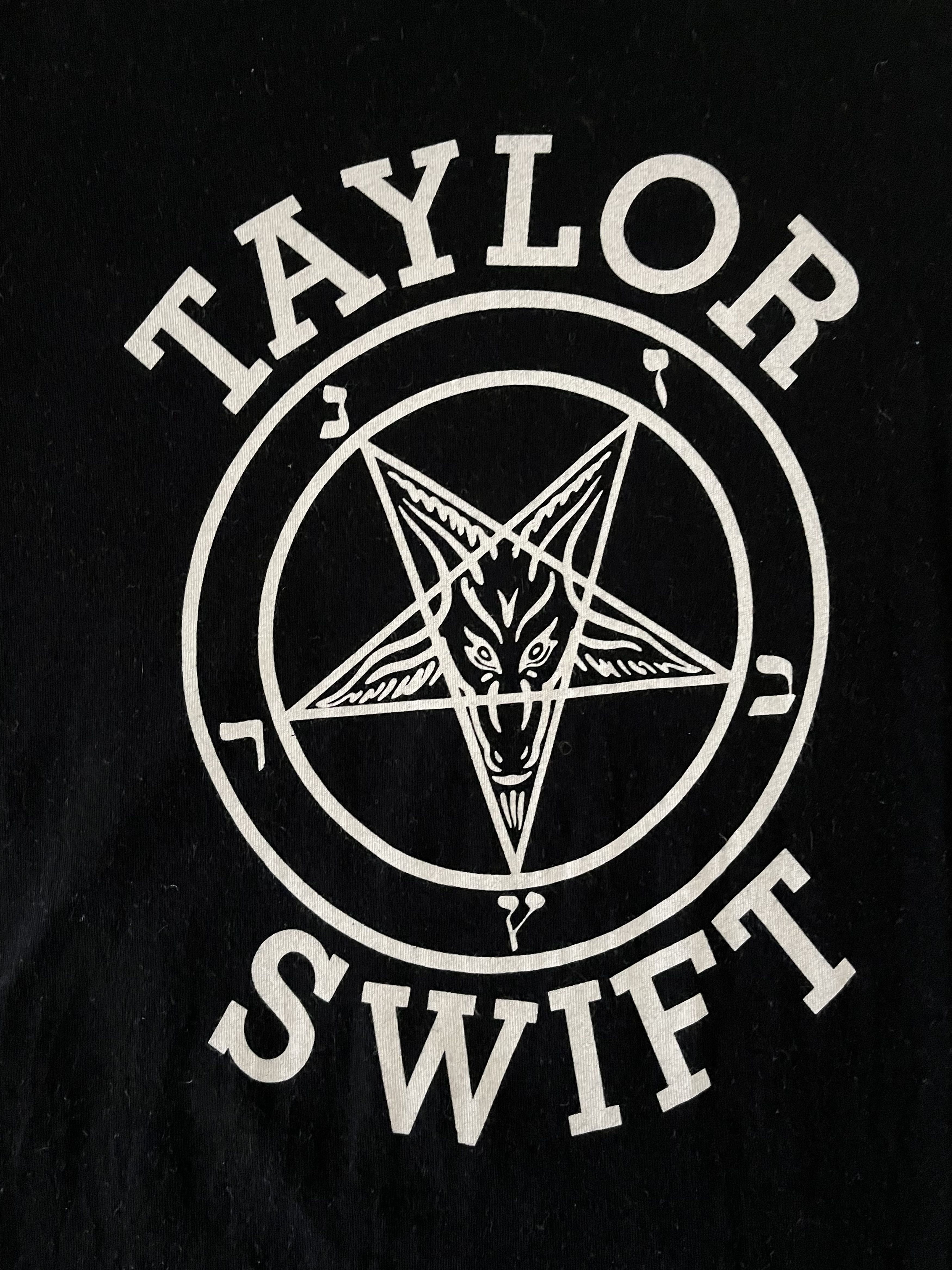 Canvas × Streetwear Taylor Swift Baphomet Satanic Goat Head Tee | Grailed