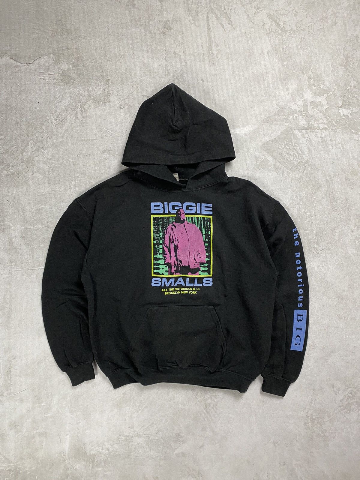 Band Tees × Rap Tees × Vintage Biggie Smalls The Notorious Big Hoodie ...