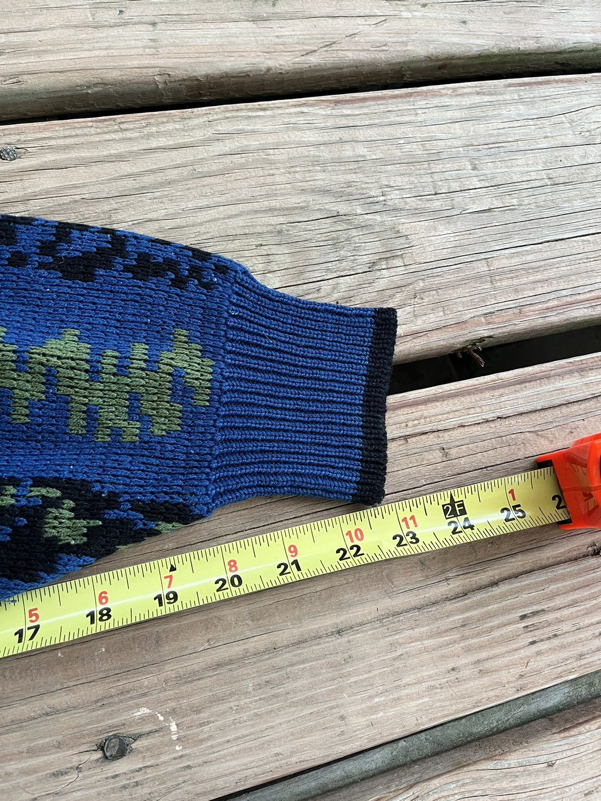 Vintage Vintage 1990’s Duxbak knit forest print sweater | Grailed