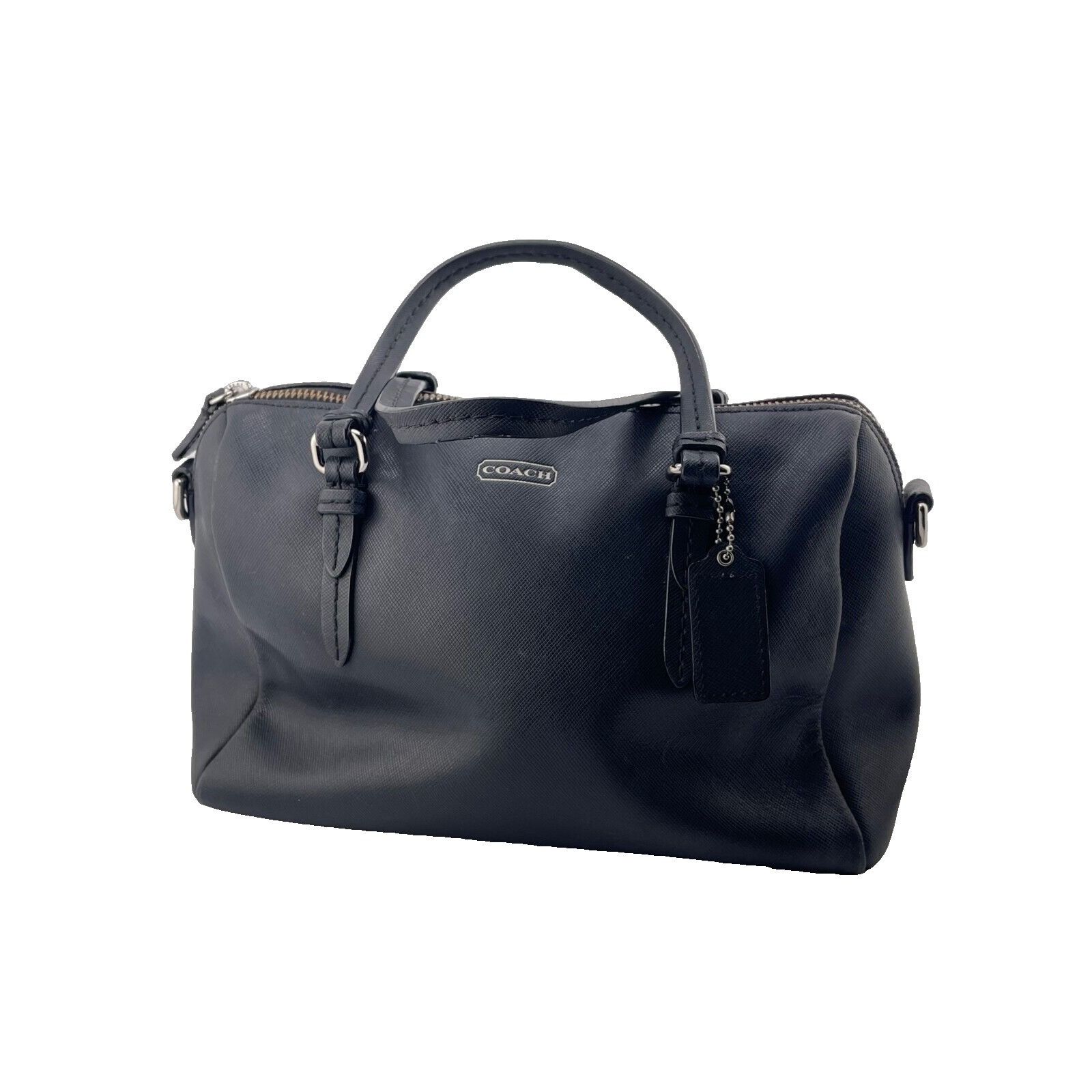 Coach Coach Peyton Bennett mini satchel With NWT Coach Chain Cross ...