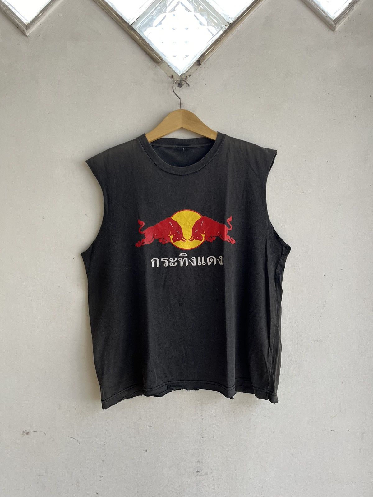 Vintage VINTAGE RED BULL THAILAND FONT | Grailed