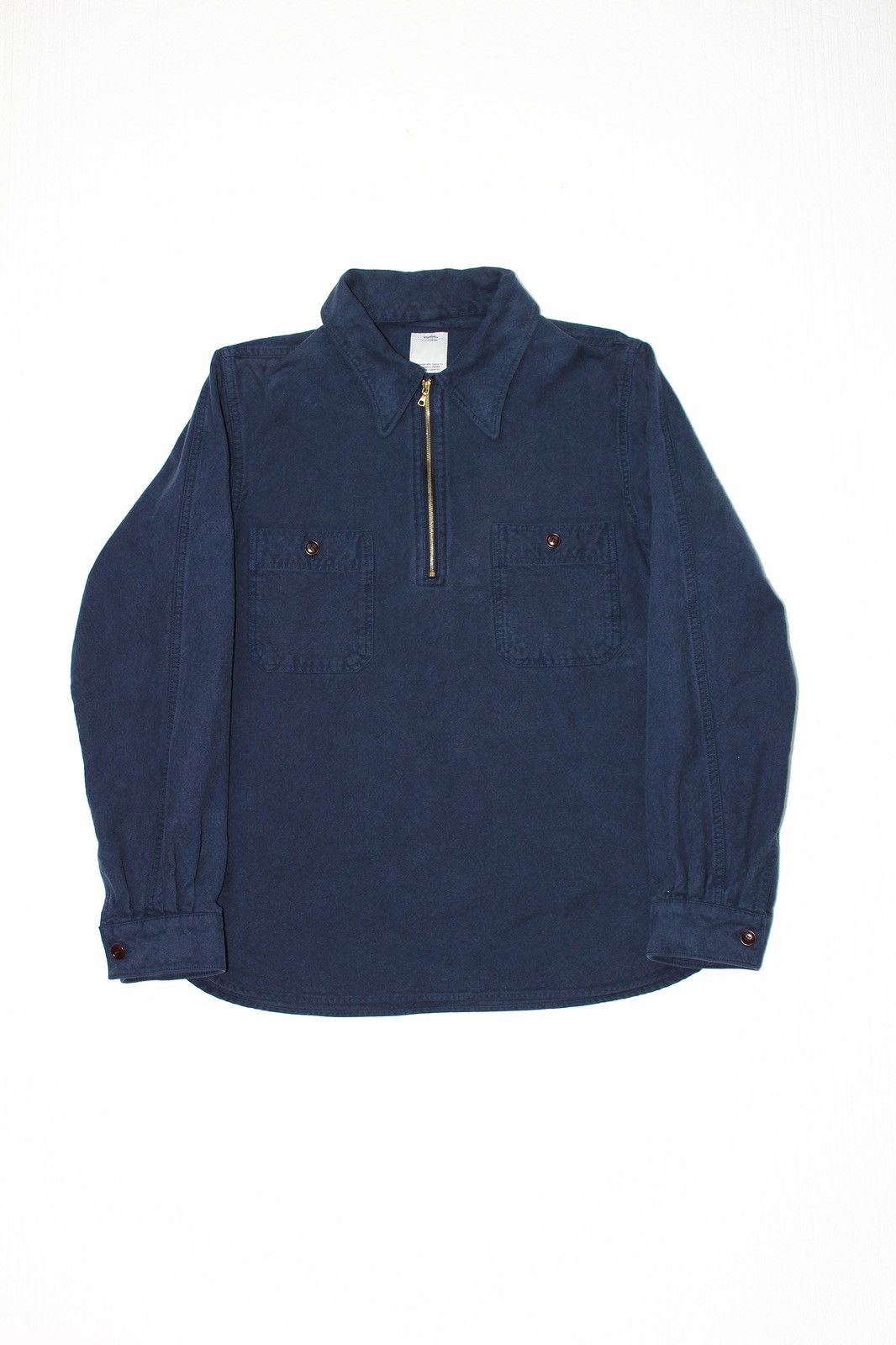 Visvim Half Zip Flannel | Grailed