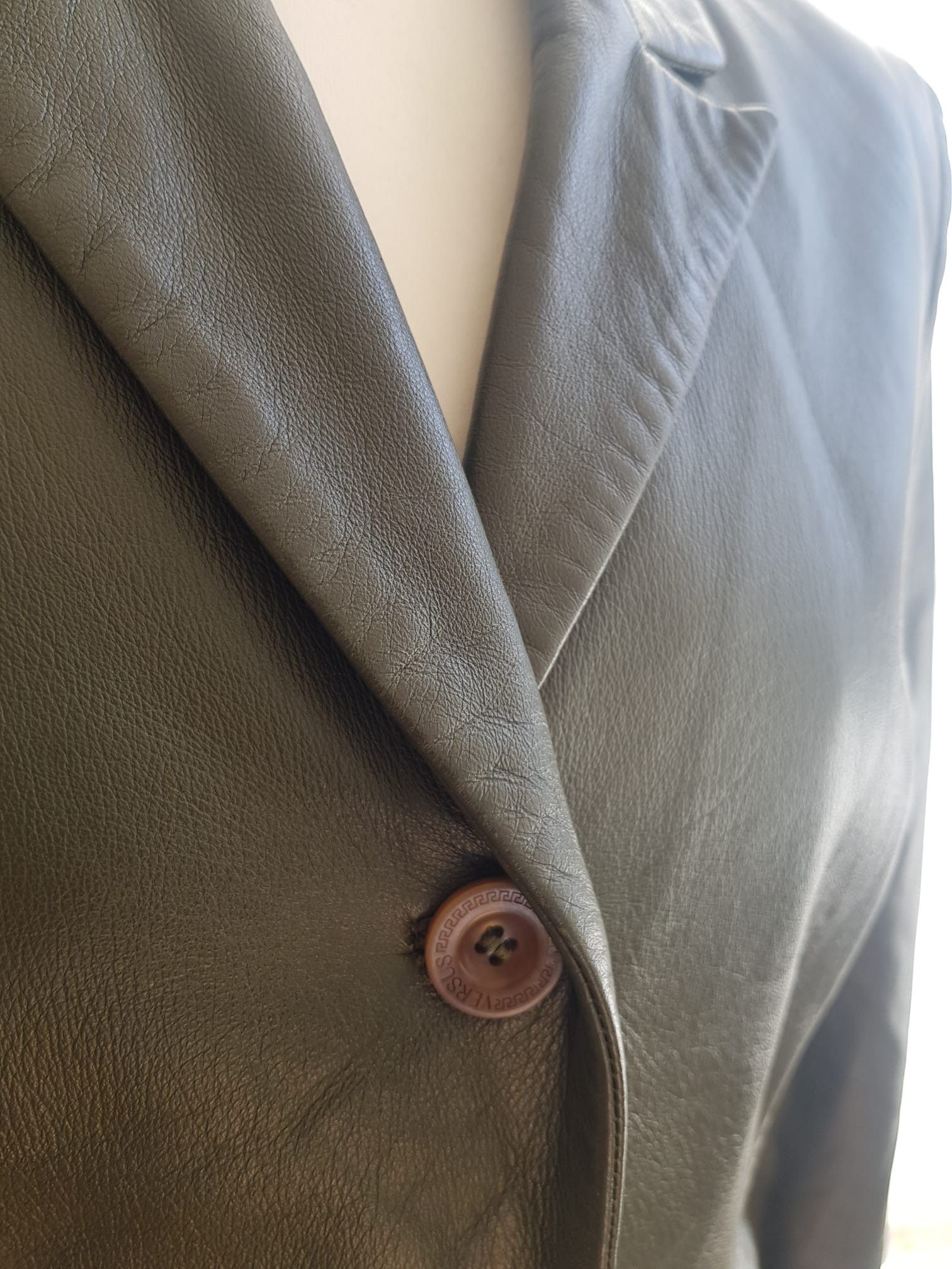 Versace STUNNING VINTAGE VERSACE VERSUS LEATHER Jacket | Grailed