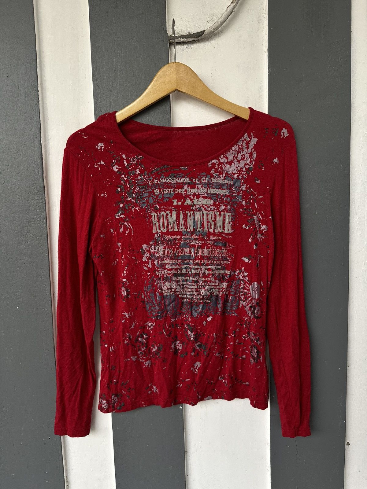 Japanese Brand SICK Y2K ROMANTISME POEM LONG SLEEVE LGB STYLE | Grailed